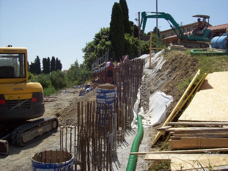 Realizzazione di Pali trivellati e Plinto in Toscana - Trivel Pozzi